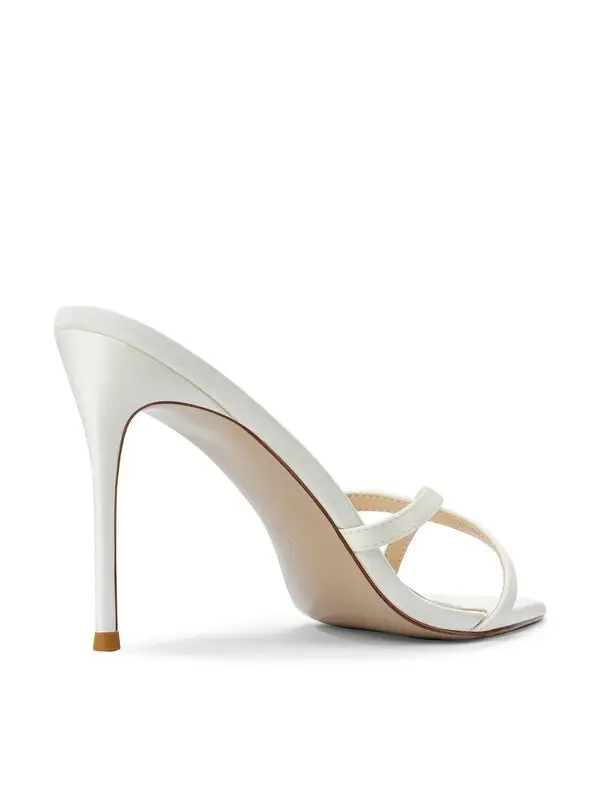 Femme La Donatella 100 Stiletto Heel - White