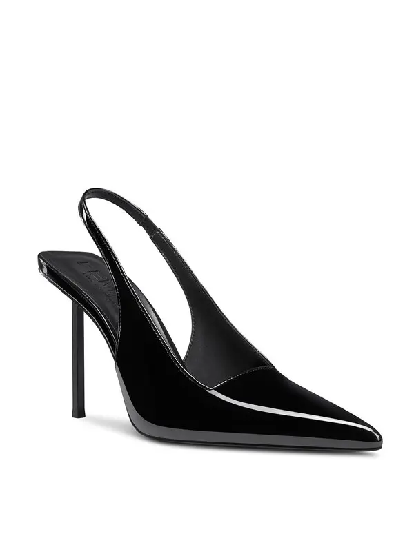 Femme La G63 Slingback Patent Stiletto Pumps