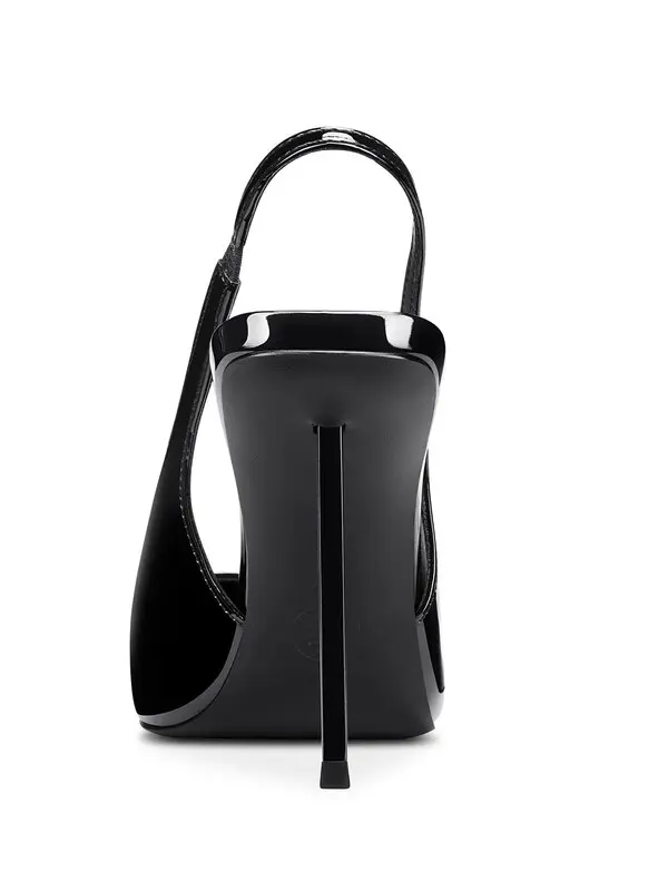 Femme La G63 Slingback Patent Stiletto Pumps