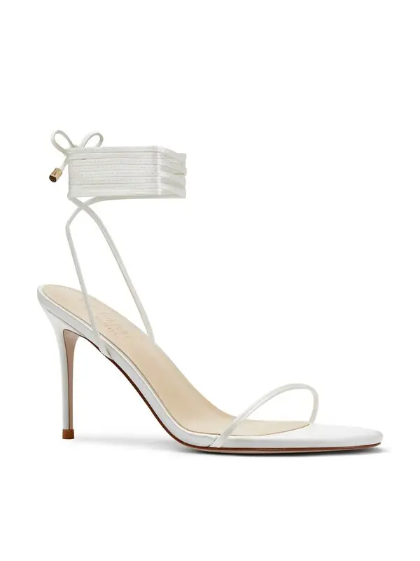 Femme La 3.0 Barely There Lace Up Heel Satin