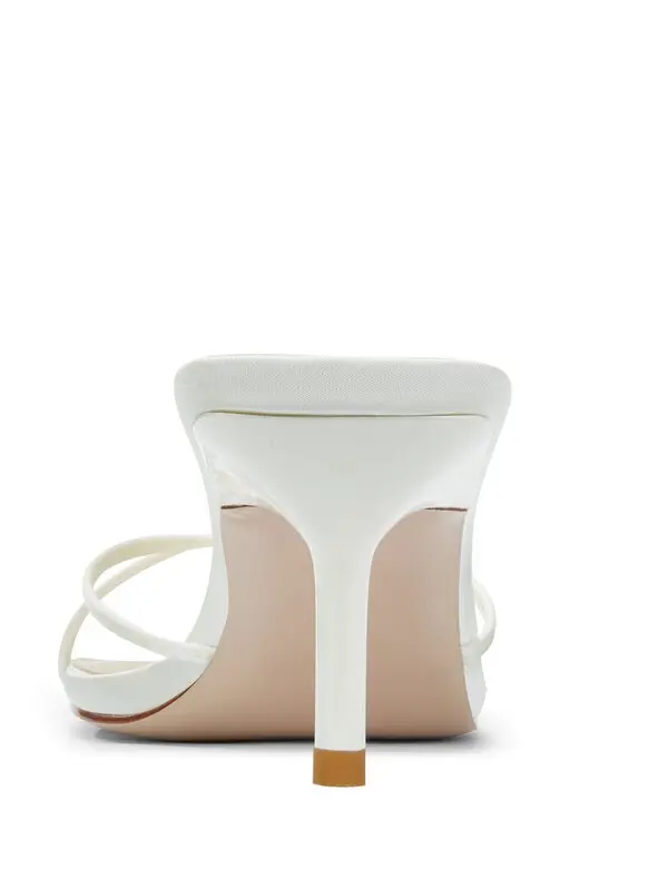 Femme La Maeve Slipper Stiletto Sandal - White