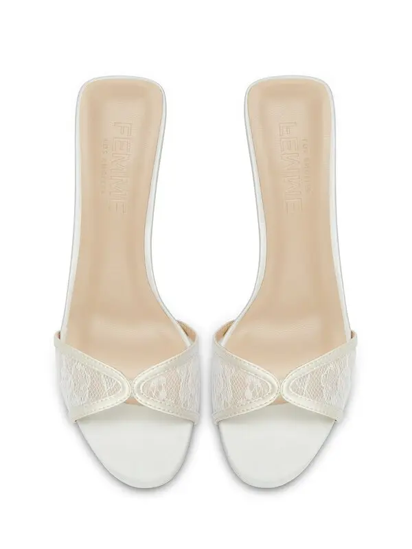 Femme La Monaco Slipper - White