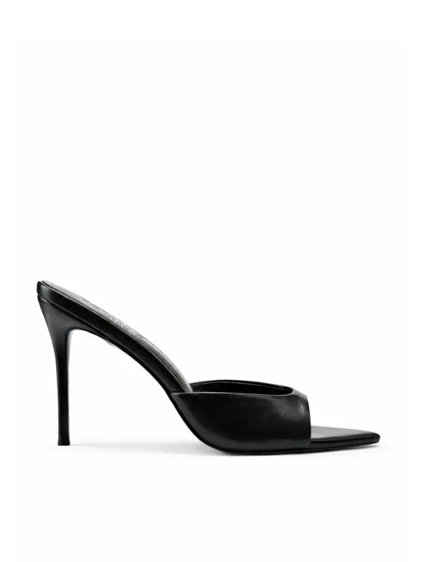 Femme La Bella Slipper Stiletto Heel Mule - Black