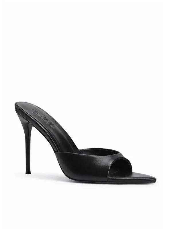Femme La Bella Slipper Stiletto Heel Mule - Black