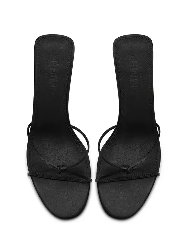 Femme La Maeve Slipper Kitten Heel - Black