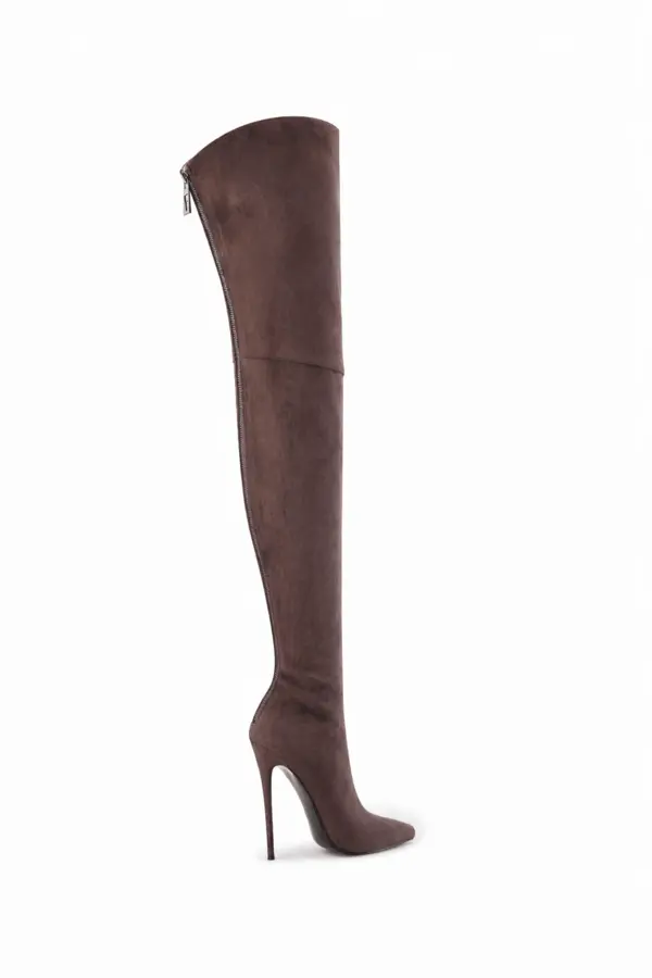 FEMME The Scorpio Thigh High Boot Suede Coco