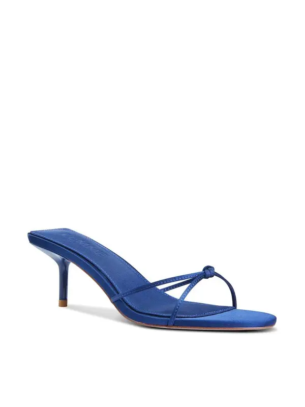 Femme La Maeve Slipper, Stiletto Heel, Open-toe, Slip-on - Blue