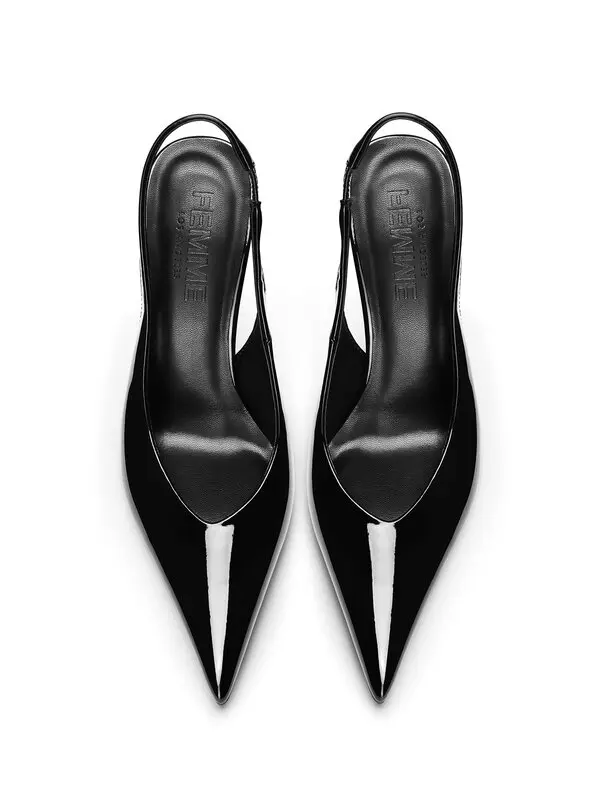 Femme La Gt3 Slingback Noir