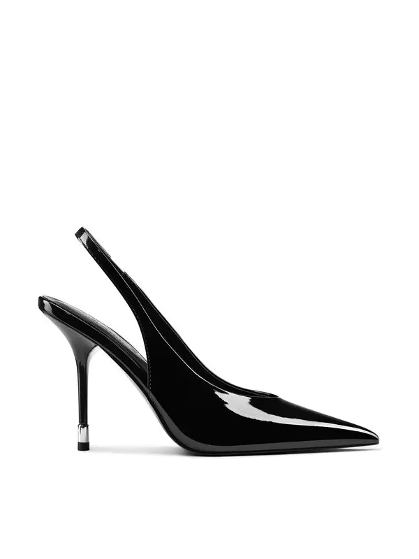 Femme La Gt3 Slingback High Heel - Black