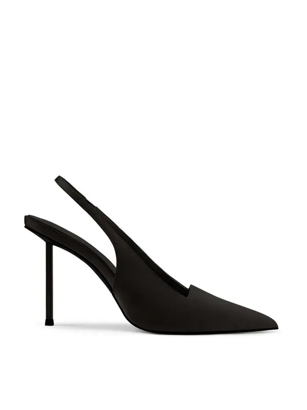Femme La G63 Slingback Stiletto Pumps - Black