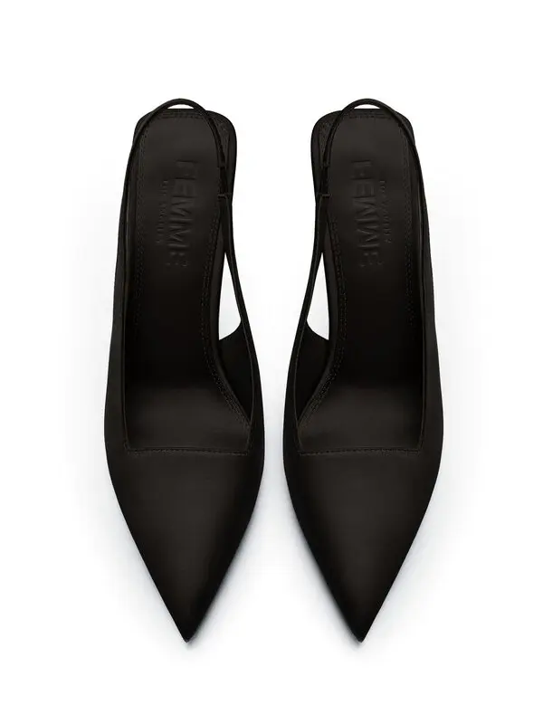 Femme La G63 Slingback Stiletto Pumps