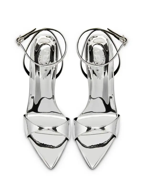 Femme La Gg Heel Mirrored Stiletto Sandals
