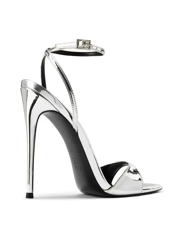 Femme La Gg Heel Mirrored Stiletto Sandals