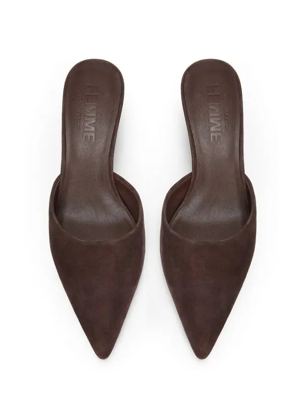Femme La St. Honore Slipper Suede - Brown
