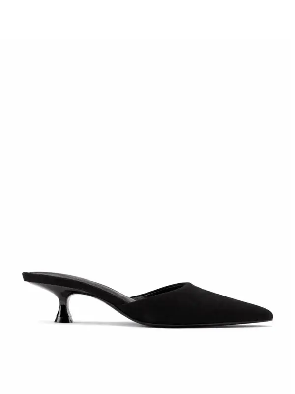 Femme La St. Honore Suede Slipper - Black