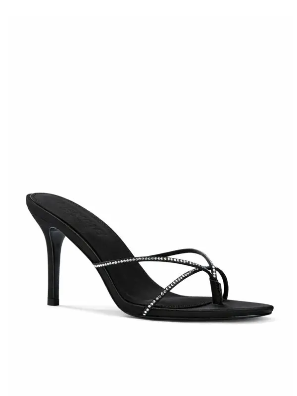 Femme La Sicilian Slipper Noir Crystal - Black