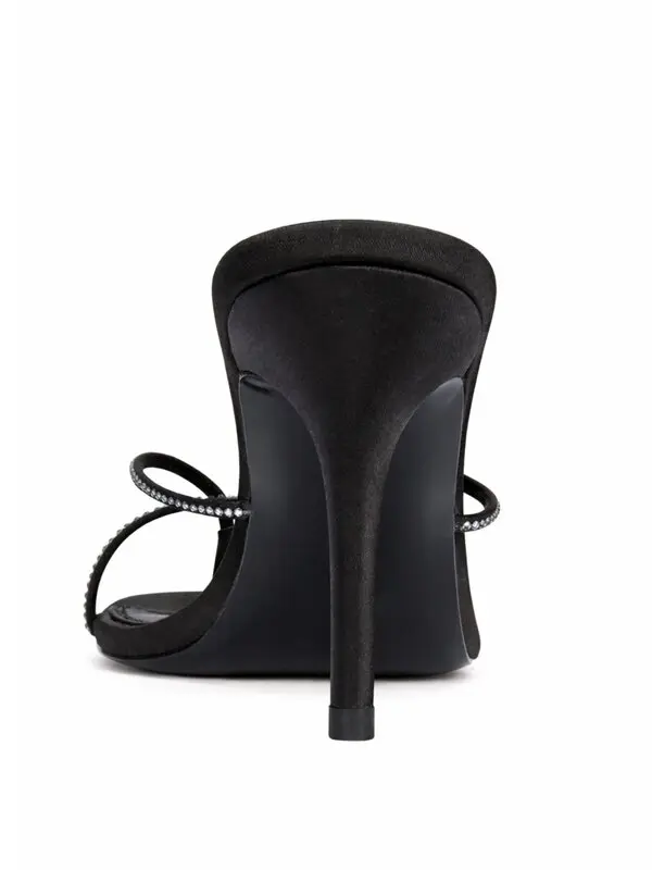 Femme La Sicilian Slipper Noir Crystal - Black