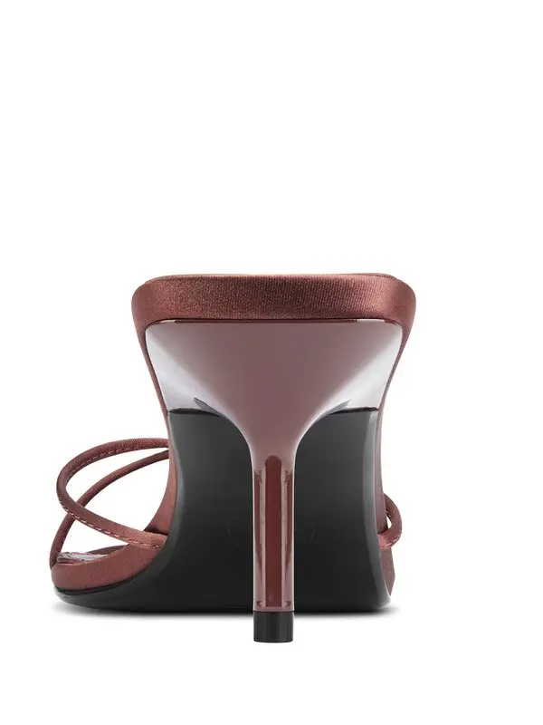 Femme La Maeve Slipper In Satin - Brown