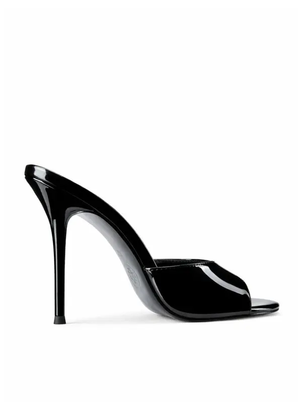 Femme La Paulo Slipper Stiletto Heel - Black