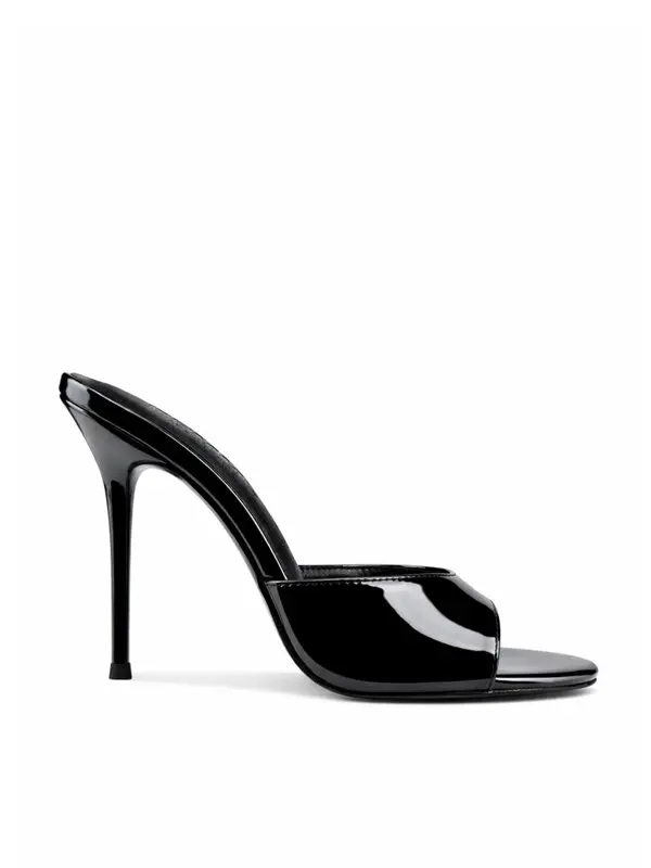 Femme La Paulo Slipper Stiletto Heel - Black