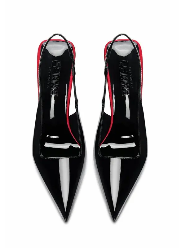 Femme La G63x Slingback 120 2 Tone - Black