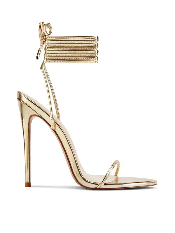Femme La Luce Minimale Stiletto Heel - Gold