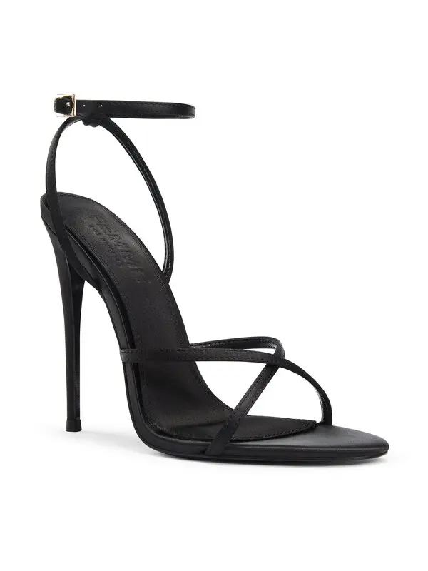 Femme La Ale Sandal Satin Stiletto Heel