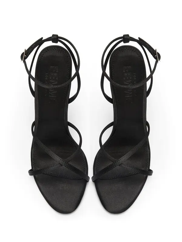Femme La Ale Sandal Satin Stiletto Heel