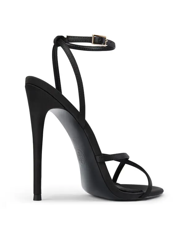 Femme La Ale Sandal Satin Stiletto Heel