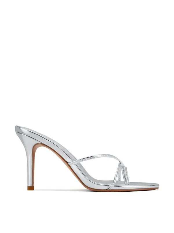 Femme La Sicilian Slipper Platinum - Silver