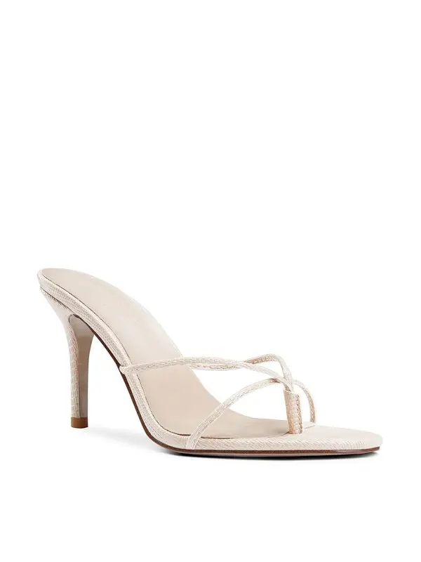 Femme La Sicilian Slipper Cream - White