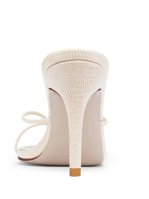 Femme La Sicilian Slipper Cream - White