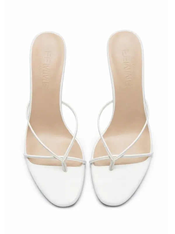 Femme La Sicilian Slipper - White