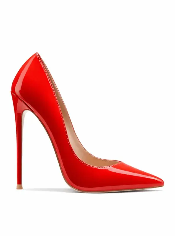 Femme La Rum Pump Stiletto Heels - Red