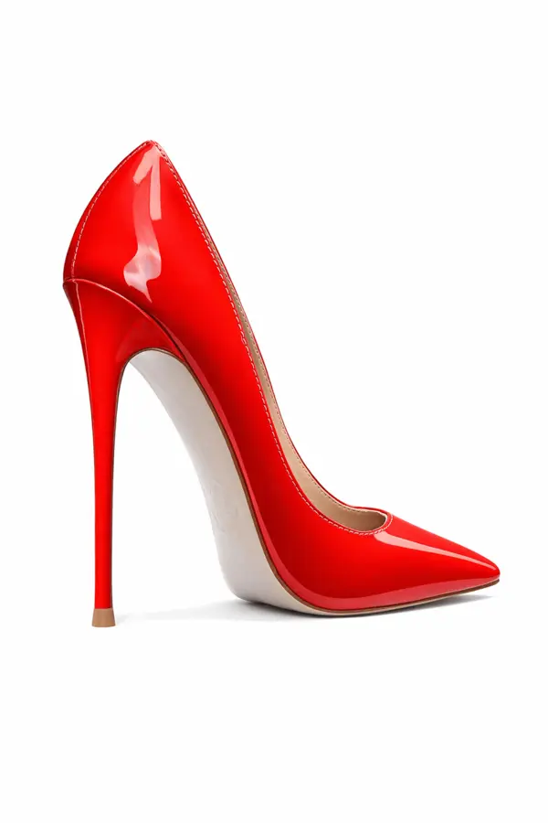 Femme La Rum Pump Stiletto Heels - Red