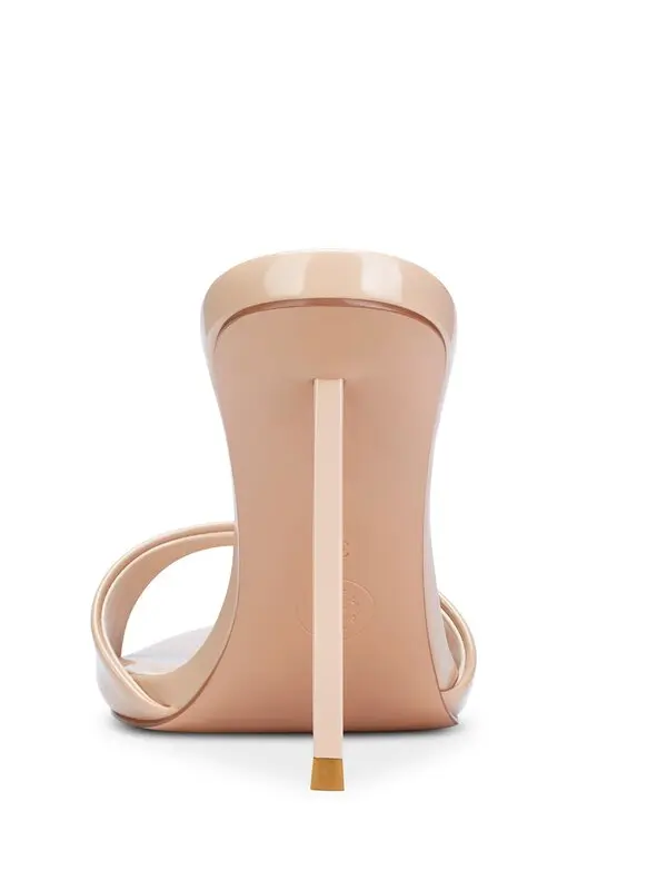 Femme La Slipper Stiletto Heel Sandals - Nude