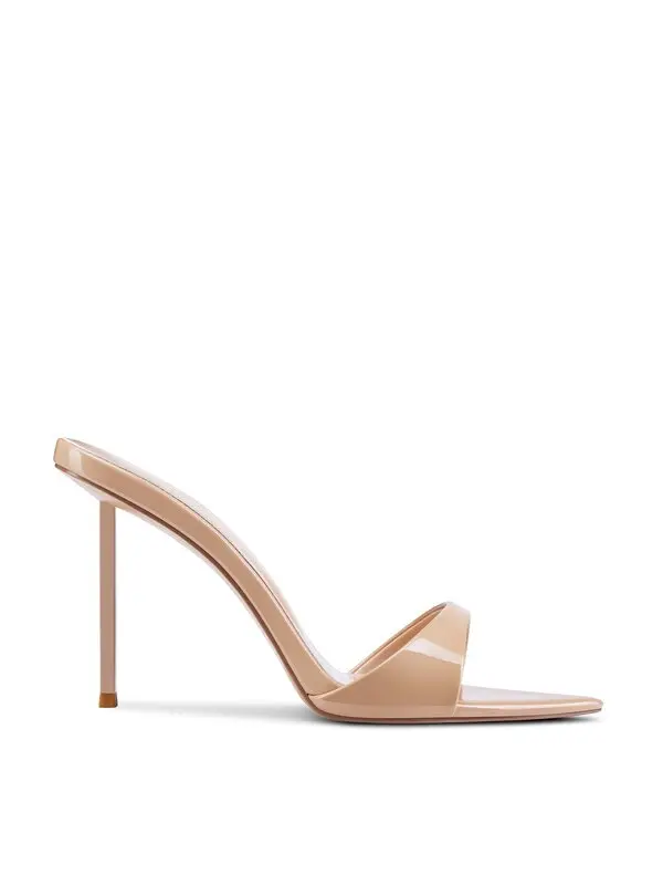 Femme La Slipper Stiletto Heel Sandals - Nude