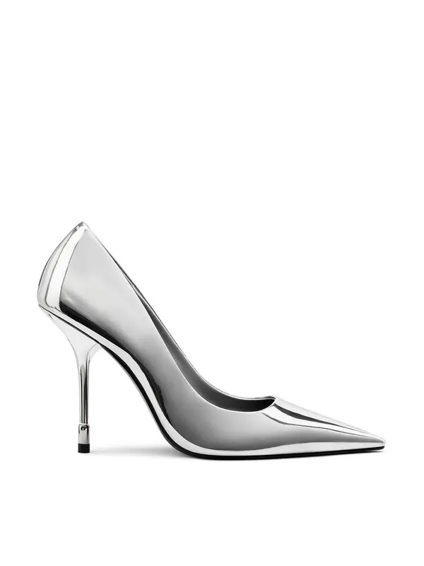 Femme La Pulse Pump Platinum Stiletto Heel - Silver