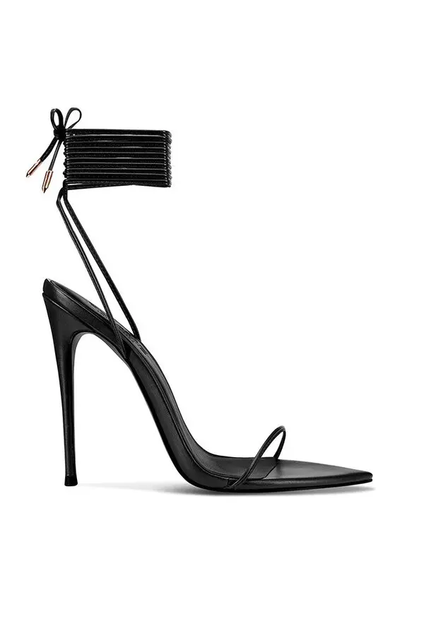 Femme La Luce Minimale Stiletto Sandals - Black