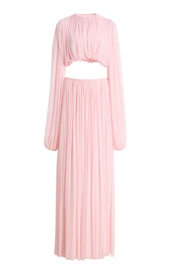 DEME Gathered Jersey Skirt Set