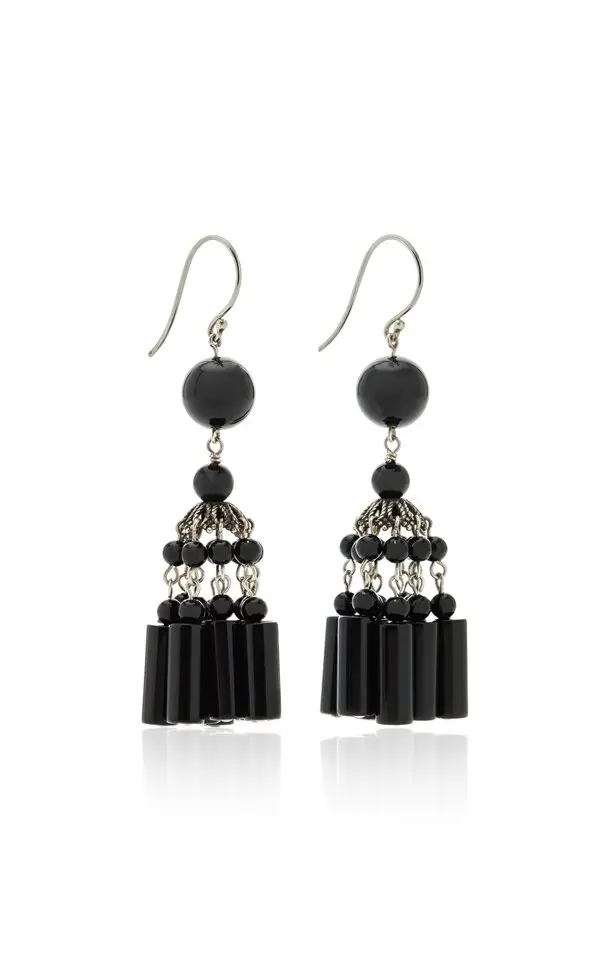 SOPHIE BUHAI Petite Flamenco Onyx Earrings