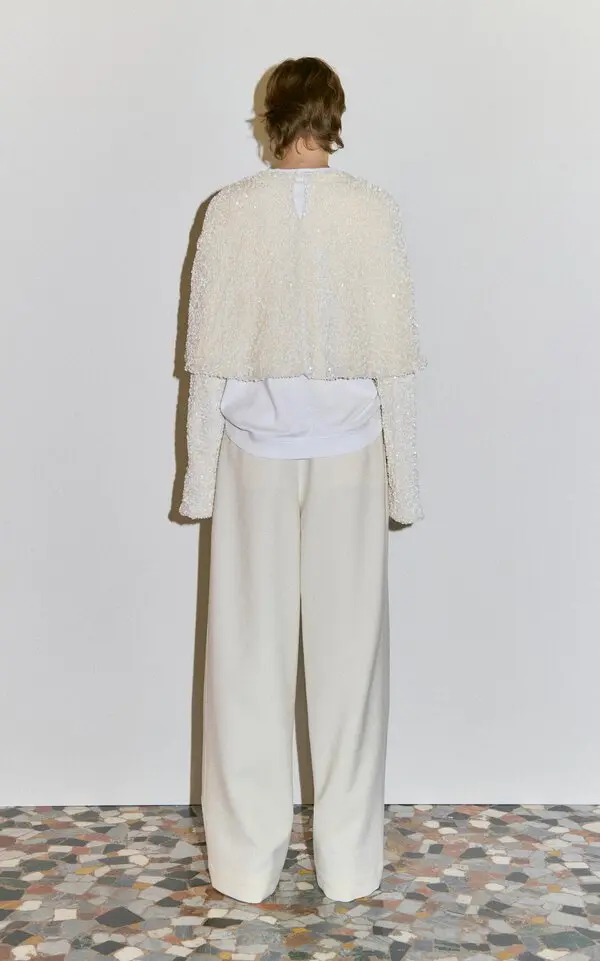 DARKPARK Danielle Wool Wide Leg Trousers