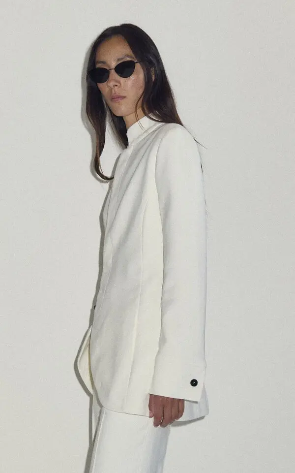 DARKPARK Leila High Neck Blazer