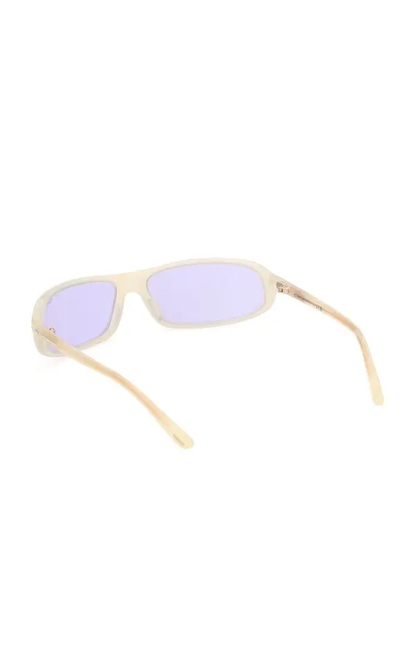 TOM FORD Addison Wrap-frame Acetate Sunglasses - Purple