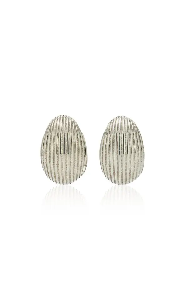 SOPHIE BUHAI Reversible Hinged Sterling Hoop Earrings