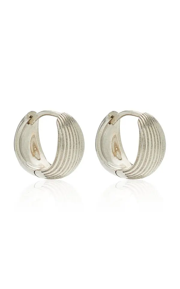 SOPHIE BUHAI Reversible Hinged Sterling Hoop Earrings