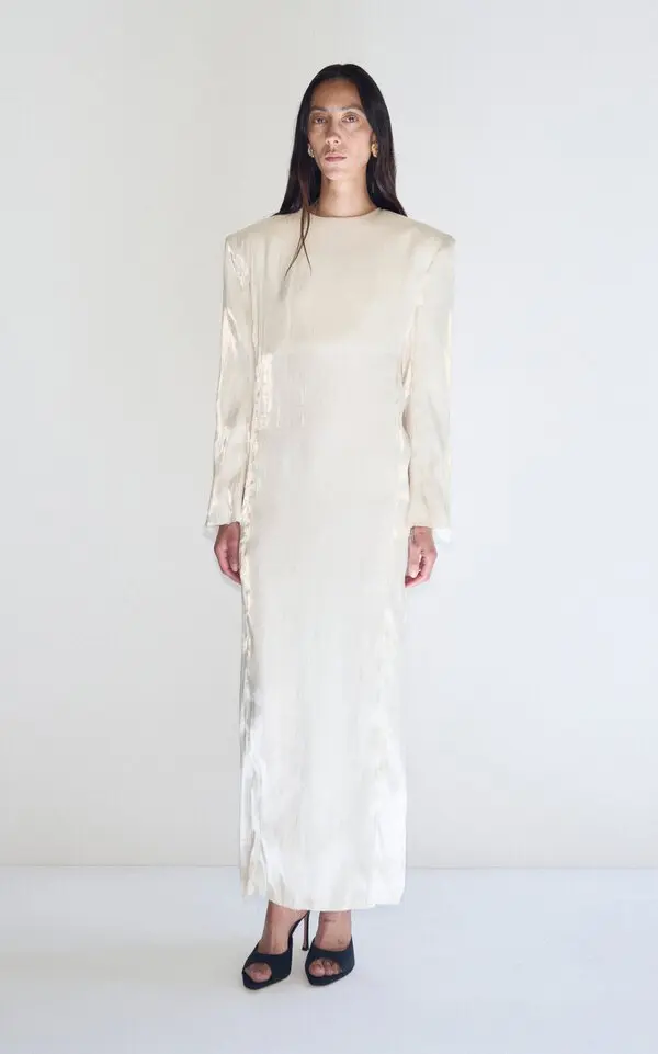 DARKPARK Carlijn Pleated Maxi Dress