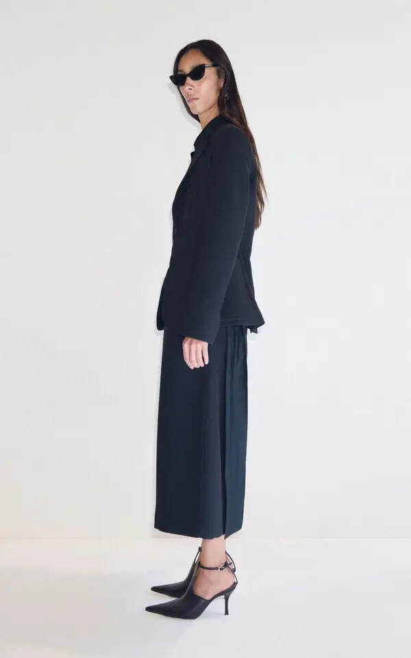 DARKPARK Naty Cotton Culotte Pants - Black
