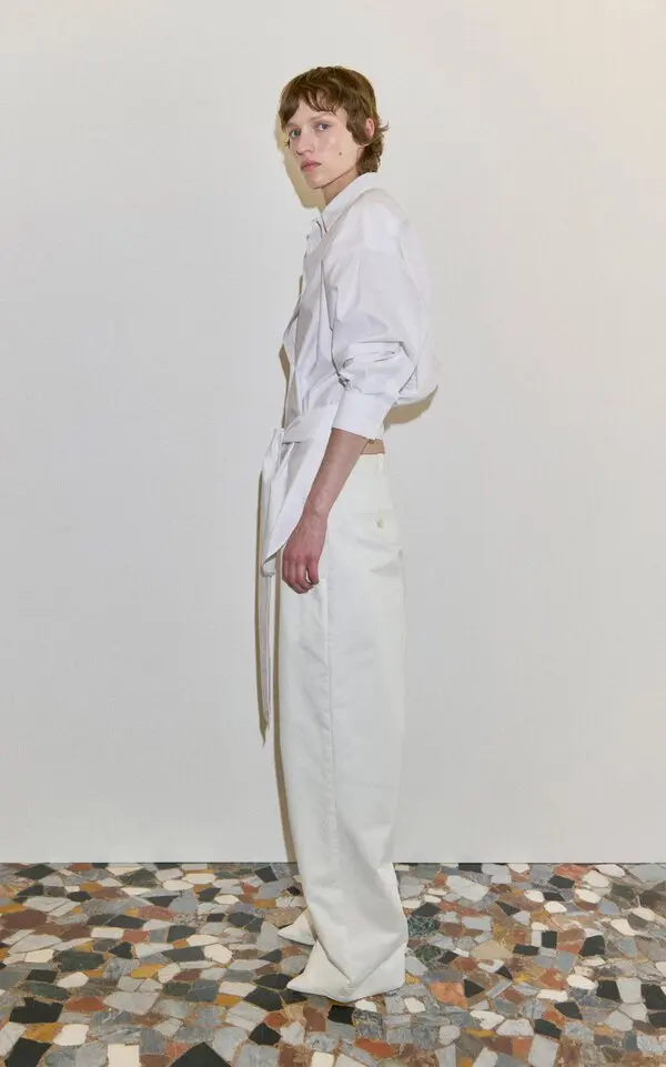 DARKPARK Rue Garment-dyed Cotton Chino Pants - White