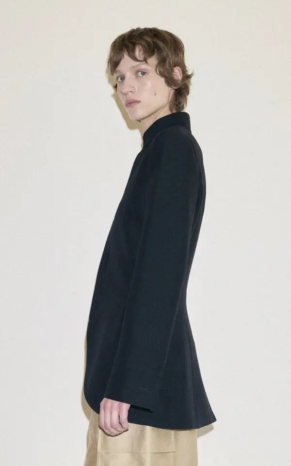 DARKPARK Leila Wool High Neck Blazer